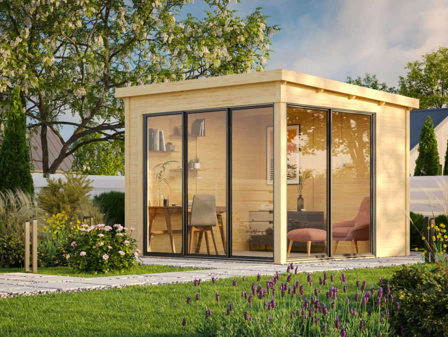 Modern Garden room Mia 28 A ALU | 8.4m2 | 2.9m x 2.9m