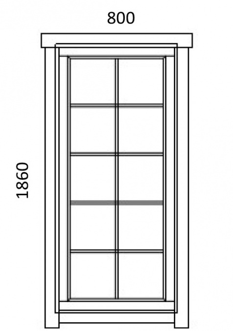 Fixed Single Window (Double Glazed) | 186 x 80 cm
