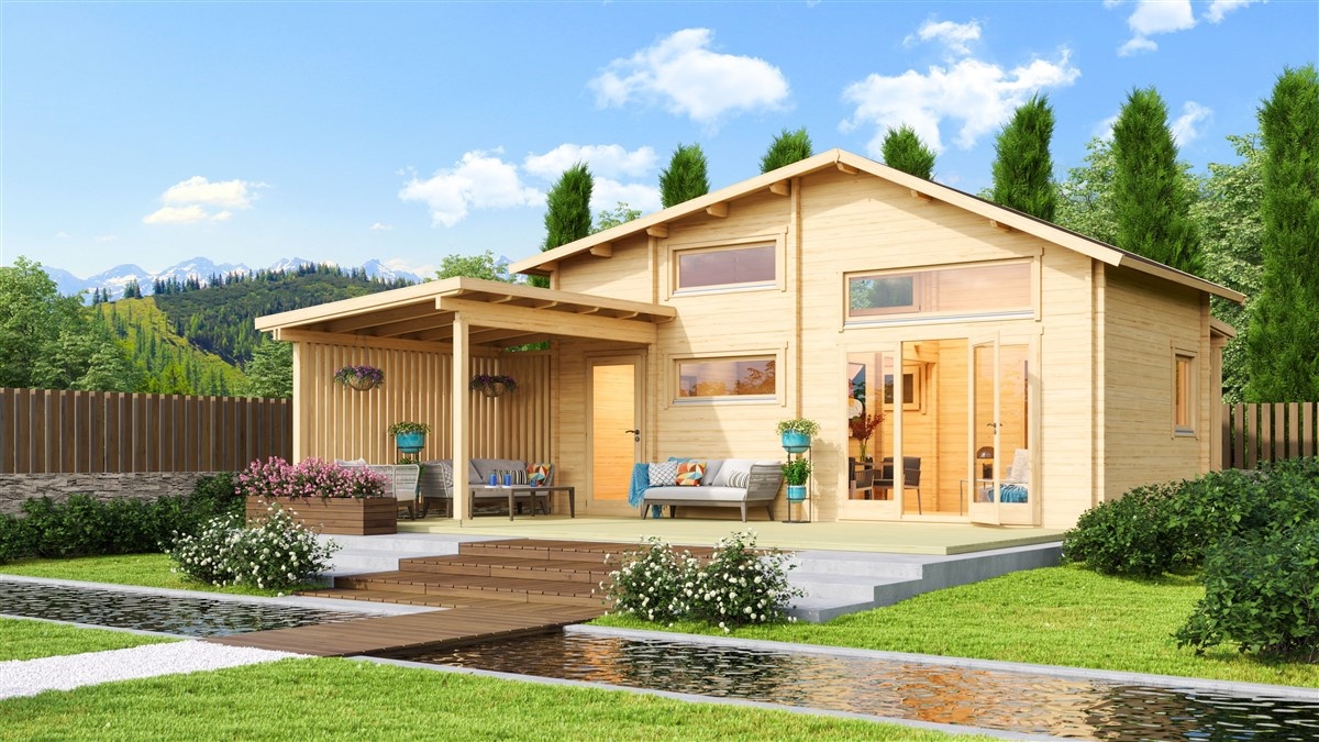 Vacation and Leisure House MONTREAL 70 | Nordic log cabin