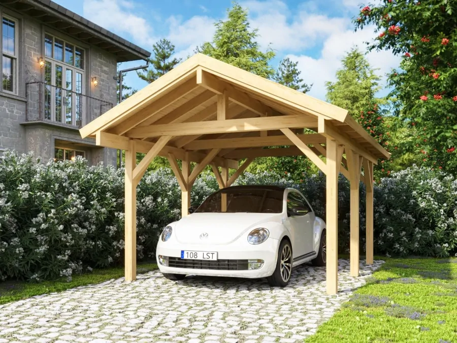 Log Carport